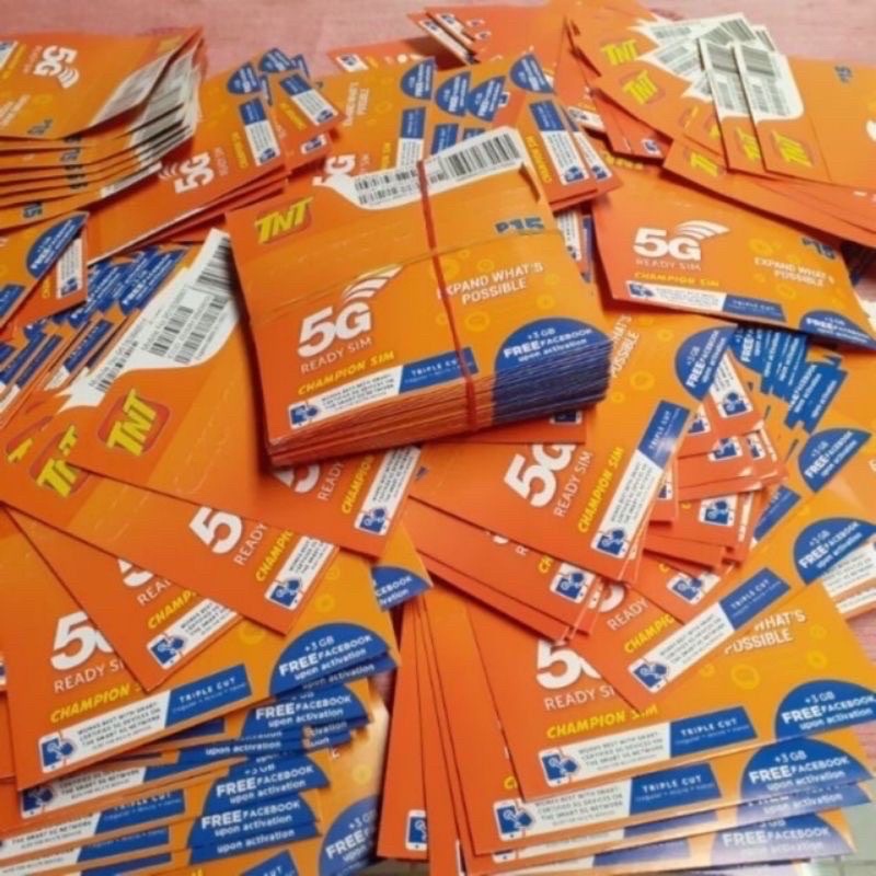 TNT SIM 5G fresh Simcard Sim (2000pcs )58000Pesos Only | Shopee Philippines
