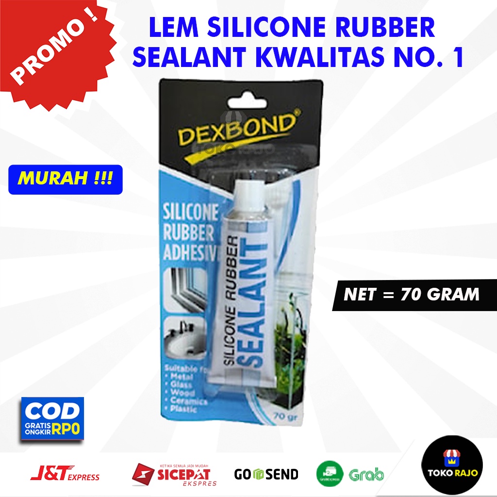 ALUMUN SILICON RUBBER ADHESIVE SILICONE SEALANT GLASS GLUE | Shopee ...