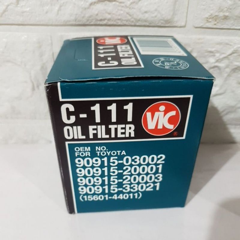 C111- VIC Oil Filter (Original) | Shopee Philippines