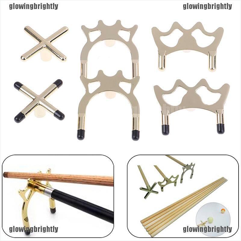 Copper Stick Frame Billiards Snooker Pool Cue Rest Bridge Head Holder ...
