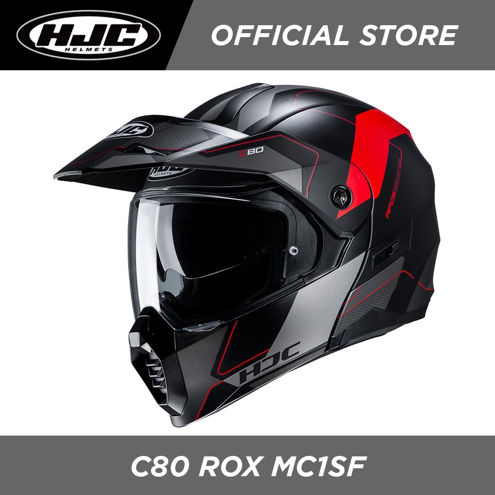 HJC Helmets C80 Rox MC1SF | Shopee Philippines