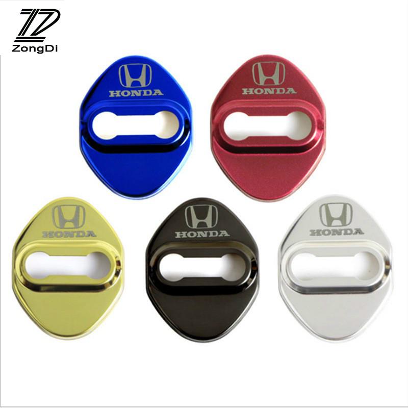 4PCs Honda Car Door Lock Protection Cover Door For HRV BRV JAZZ CITY ...