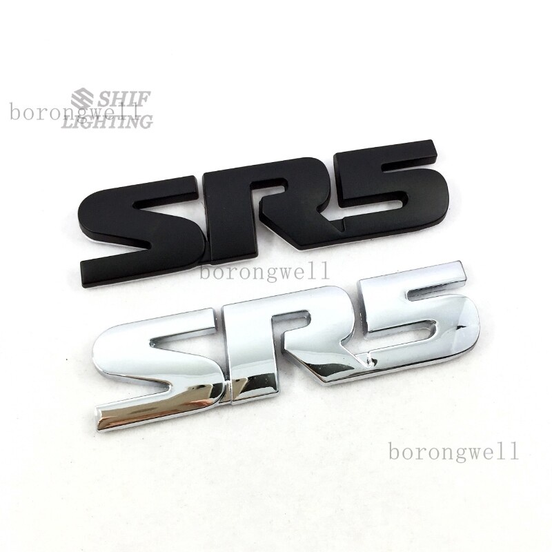 1 x Metal SR5 Logo Letter Car Auto Rear Trunk Emblem Badge Sticker ...