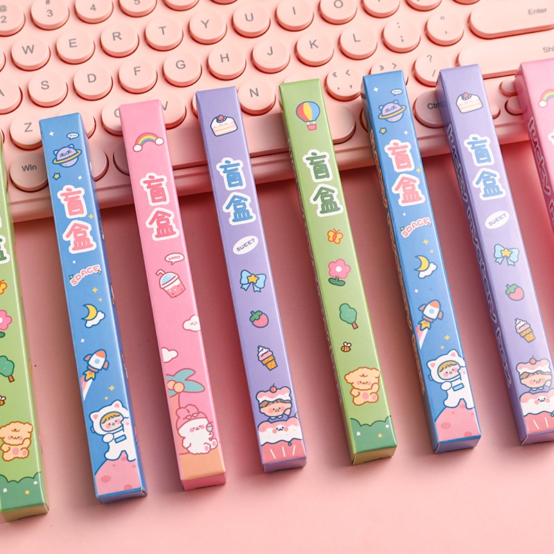 Ins Cute Surprise Blind Box Pen Students High-value Press Pen Surprise ...