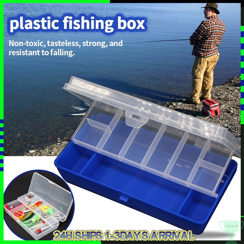 Fishing Lure Box Tackle Bait Boxes Waterproof Bait Jig Storage Box ...