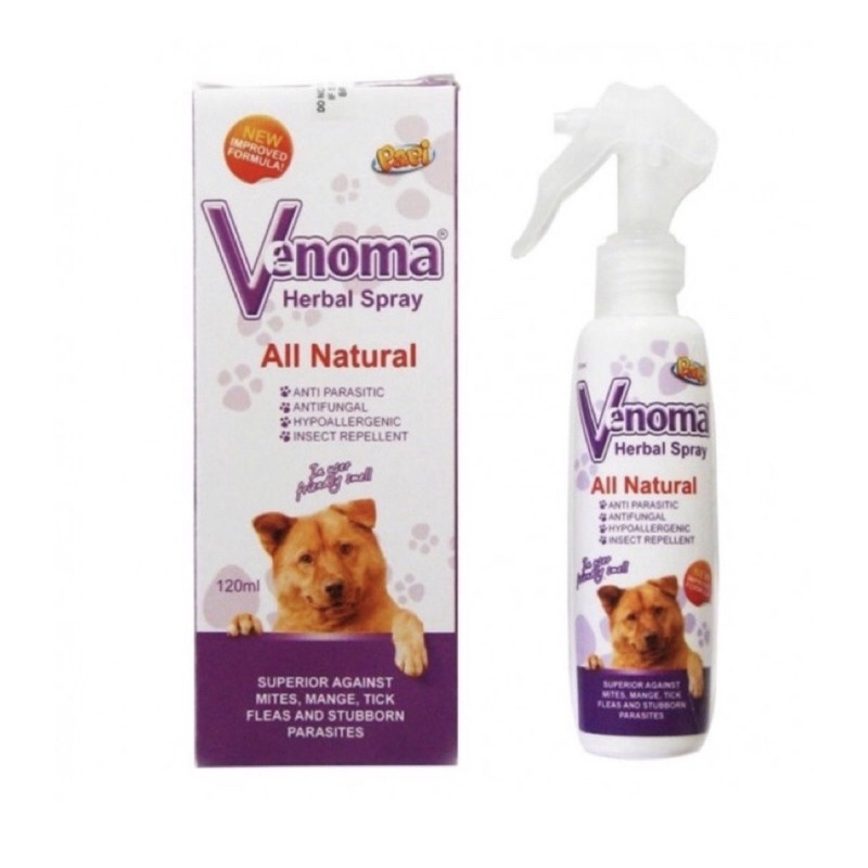 PAPI VENOMA ALL NATURAL DOG SPRAY 120ml | Shopee Philippines