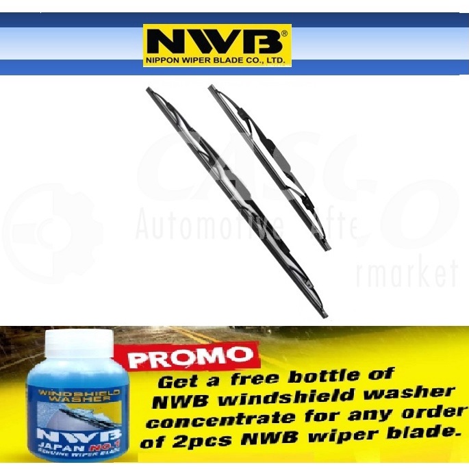NWB AQUA 22"/16" Wiper Blade for Isuzu Crosswind 2005-2016 - (SET) | Shopee Philippines