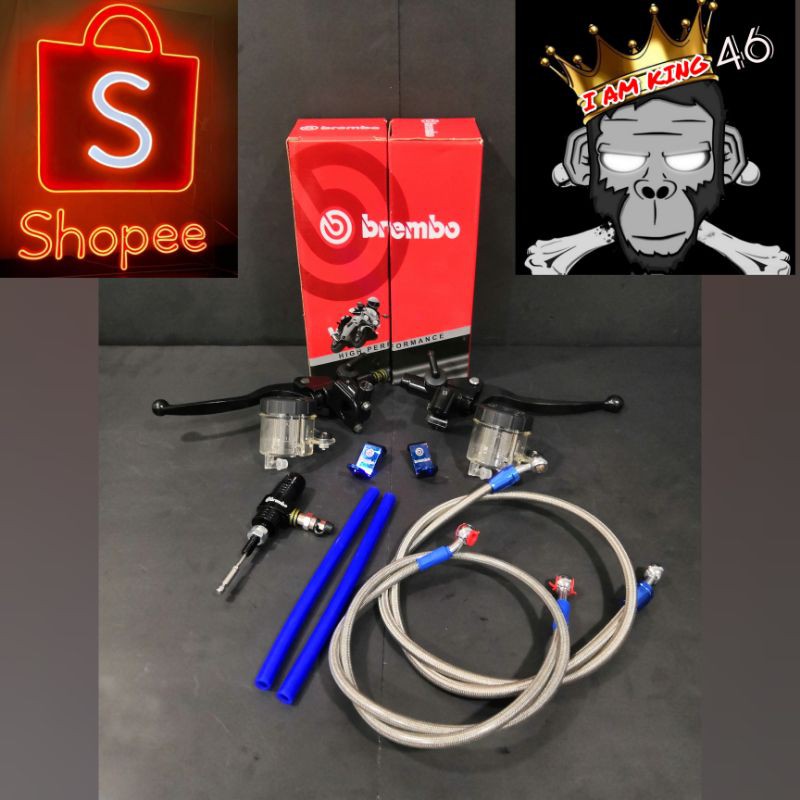 BRAMBO MASTER PUMP (RH/LH) LEVER COP BREMBO SET | Shopee Philippines