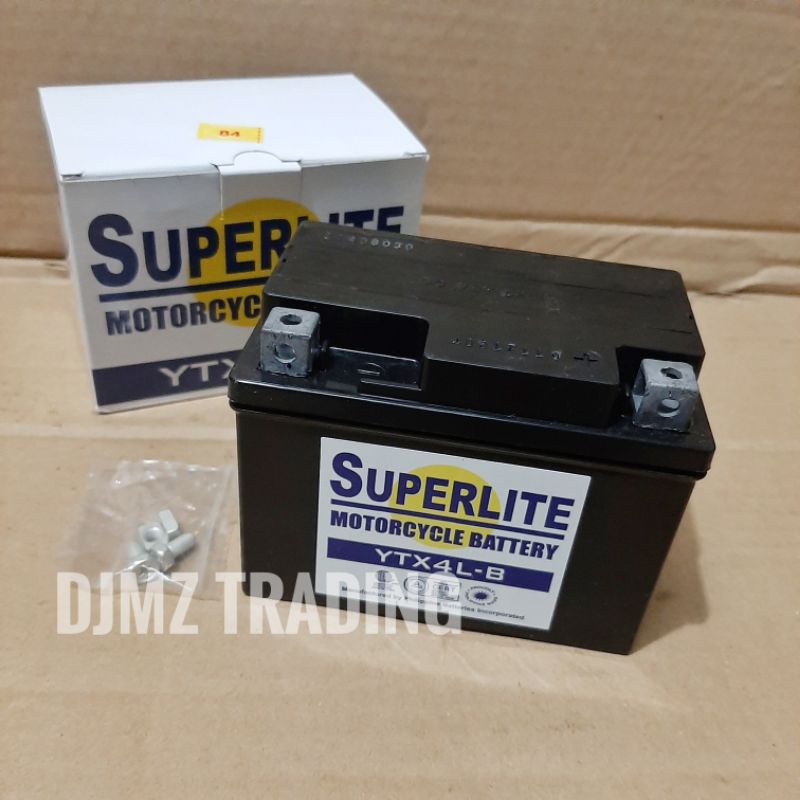 SUPERLITE MOTORCYCLE BATTERY (4L) | Shopee Philippines