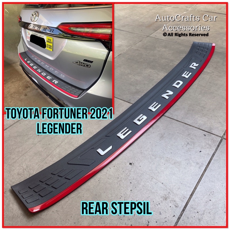 TOYOTA FORTUNER 2021 LEGENDER REAR STEPSIL | Shopee Philippines