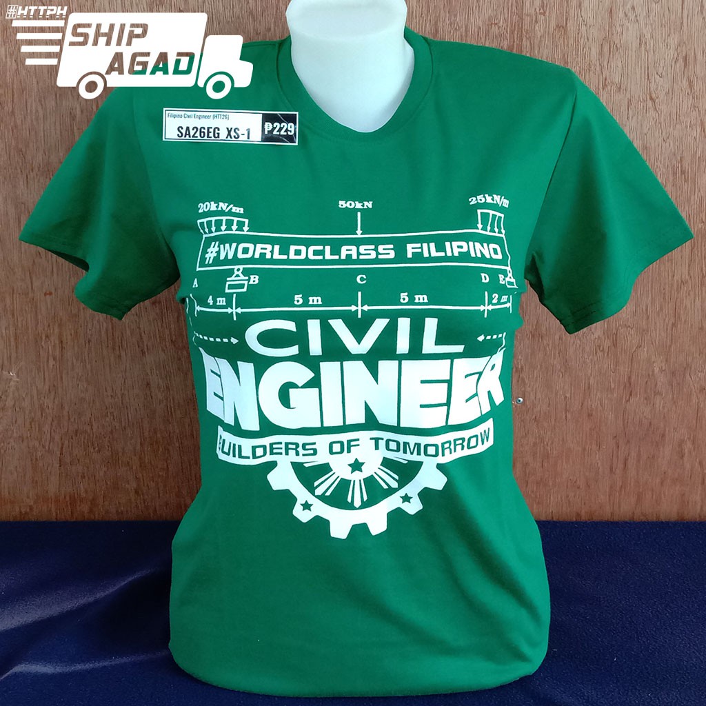 HTTPH Ship Agad - Filipino Civil Engineer (HTT26) | Shopee Philippines