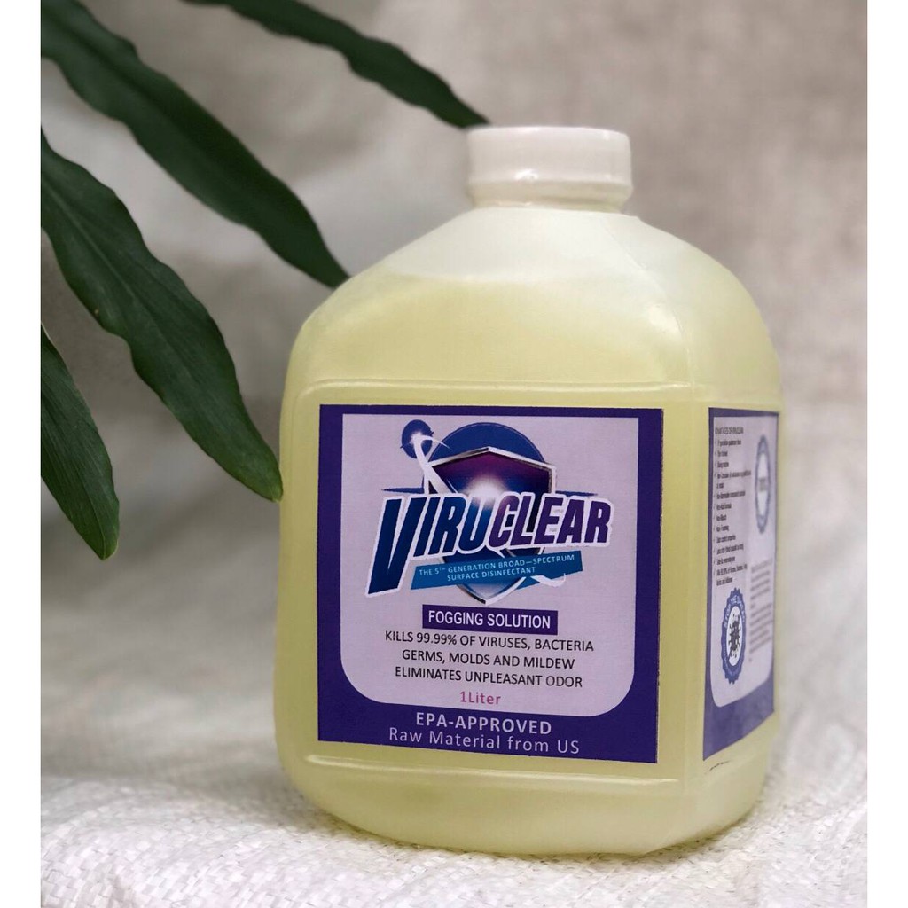 VIRU CLEAR bac to zero eliminates odor disinfects sanitize air ...