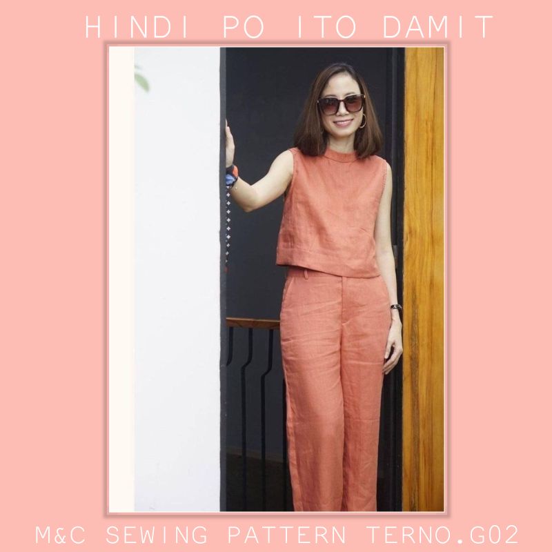 M&C HANDMADE SEWING PATTERN TERNO.G02 | Shopee Philippines