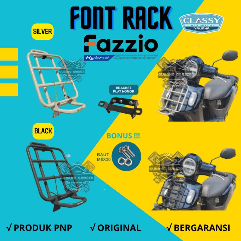 Yamaha Fazzio Front Rack Font Rack Yamaha Fazzio PNP Guaranteed ...