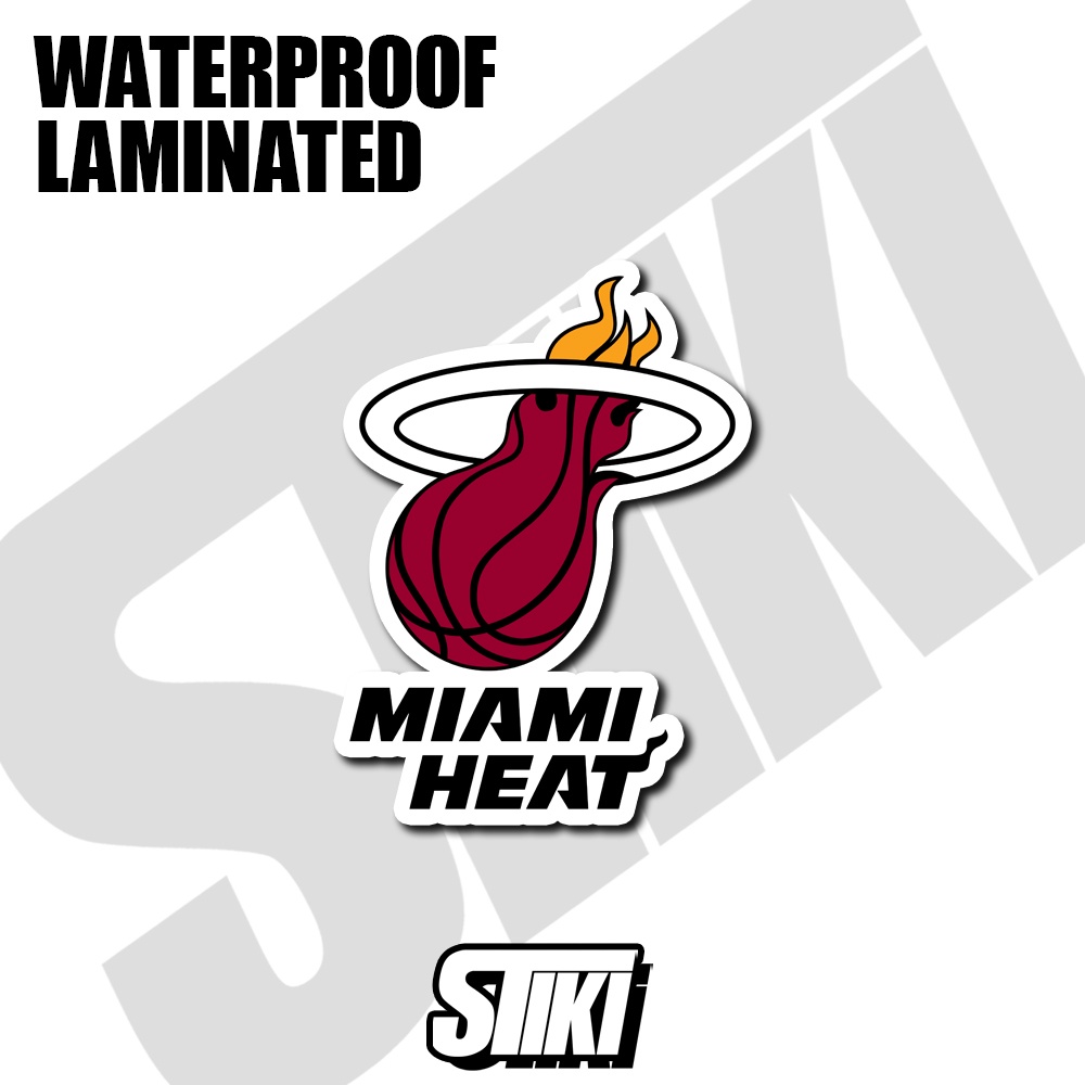 NBA Teams Vinyl Sticker WATERPROOF LAMINATED | Shopee Philippines