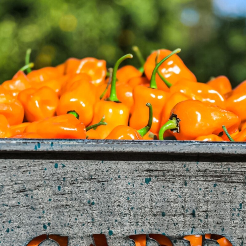 Shouhe Indian Devil Pepper Seeds Spicy Grim Reaper Pepper Hainan Yellow ...