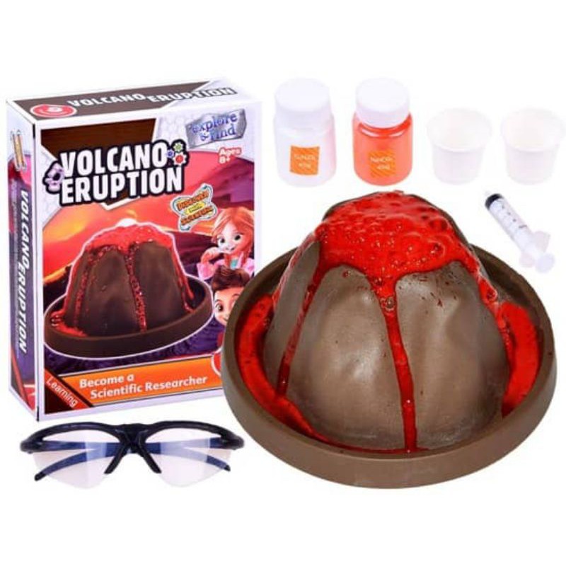 Volcano Science Kit Diy Science Fair Experiment Kit | Shopee Philippines