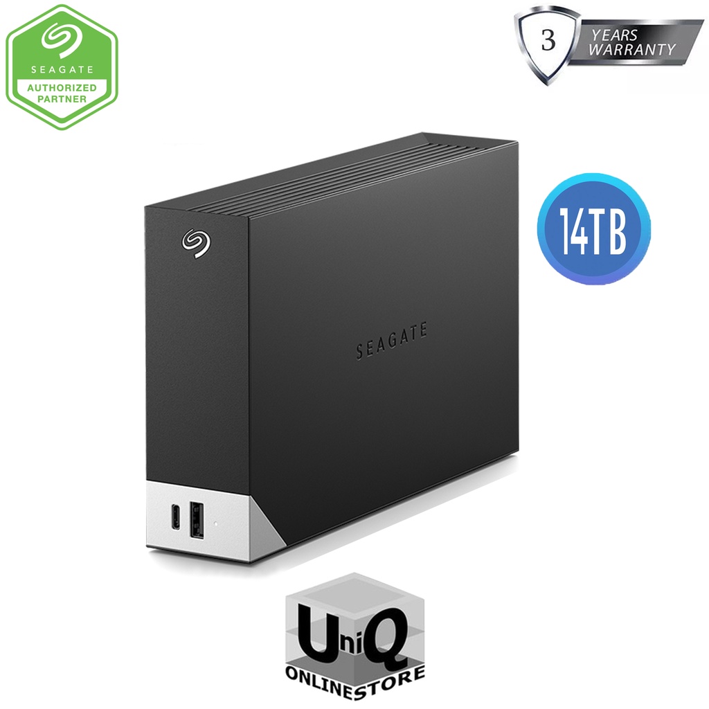 Seagate One Touch Hub External Hard Drive 14Tb USB C and USB 3.0 Port ...