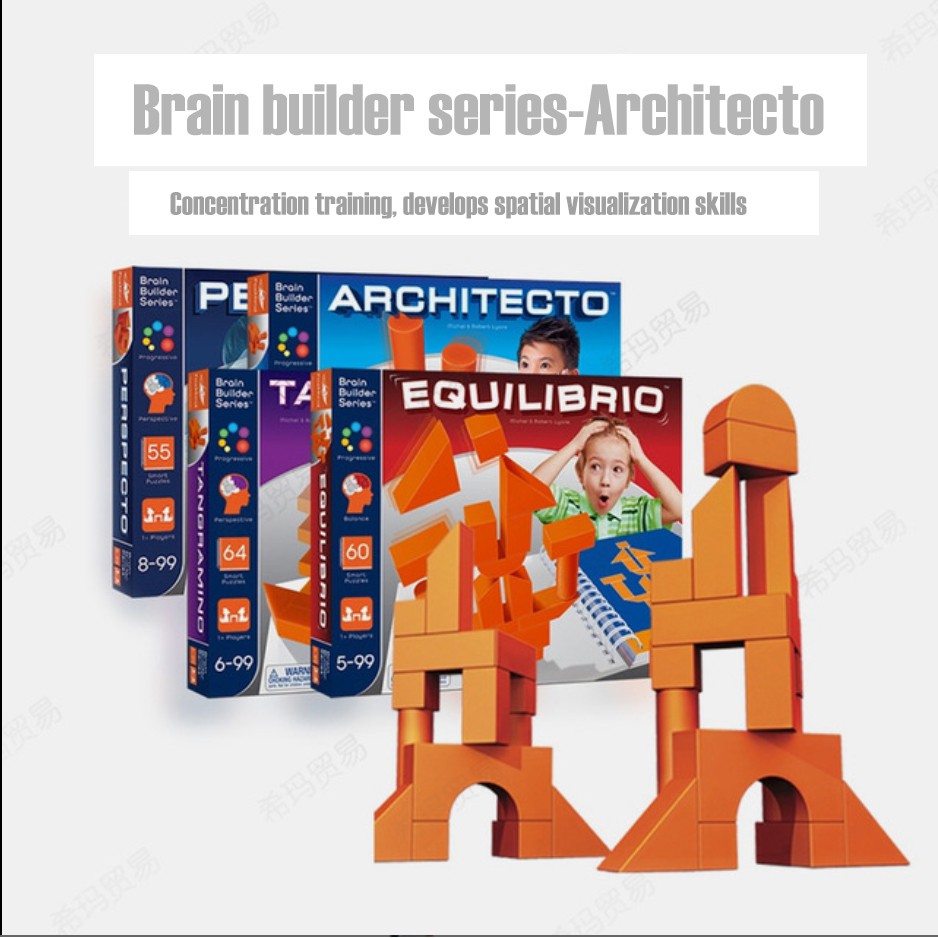 Foxmind Educational Board Game Architecto Brain bulider series STEM ...