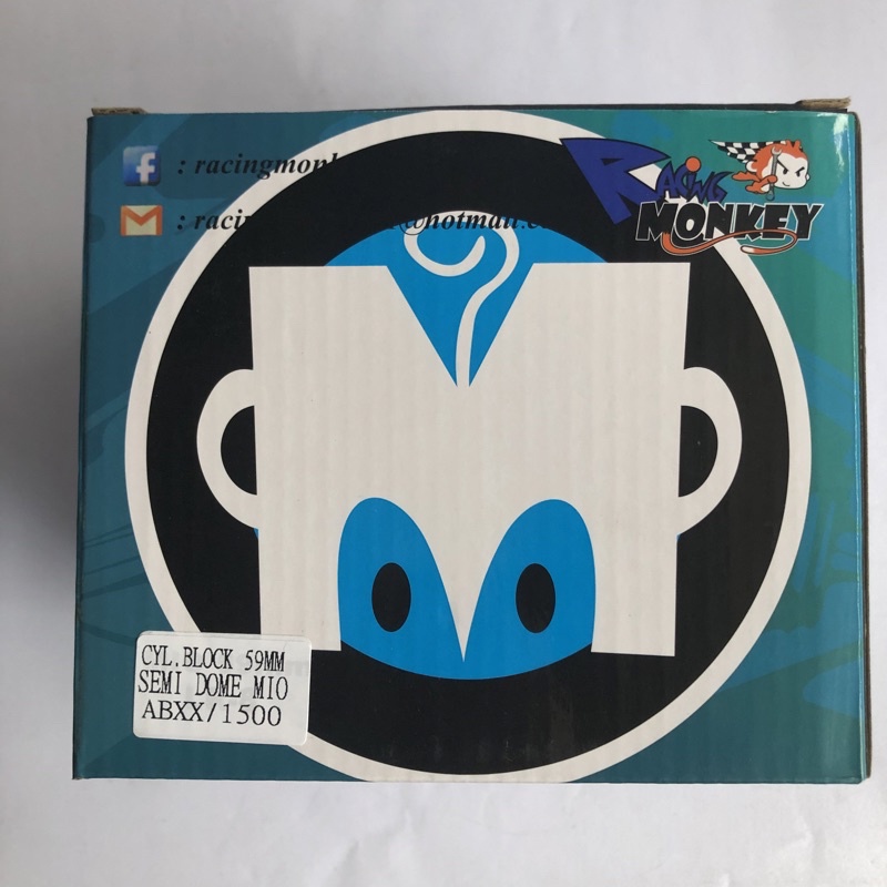 RACING MONKEY BLOCK SET 59mm SEMI DOME FOR MIO SPORTY | Shopee Philippines