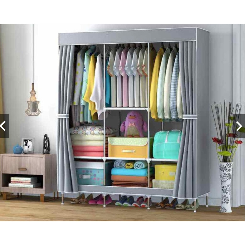 Wardrobe 8813 Big Multifunction Cloth Wardrobe Storage Cabinet Clothes ...