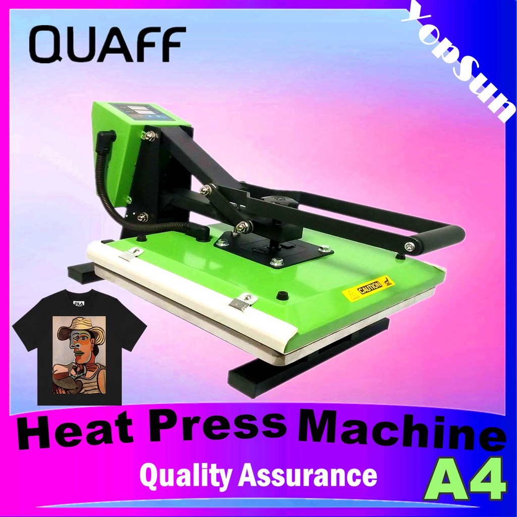 QUAFF Heat Press Machine A4 (15x15) inches | Shopee Philippines