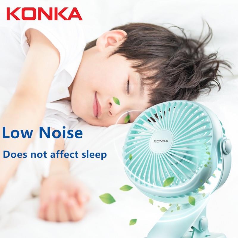 KONKA 720 Adjustment Portable Mini Clip Fan Mini Mute Portable ...