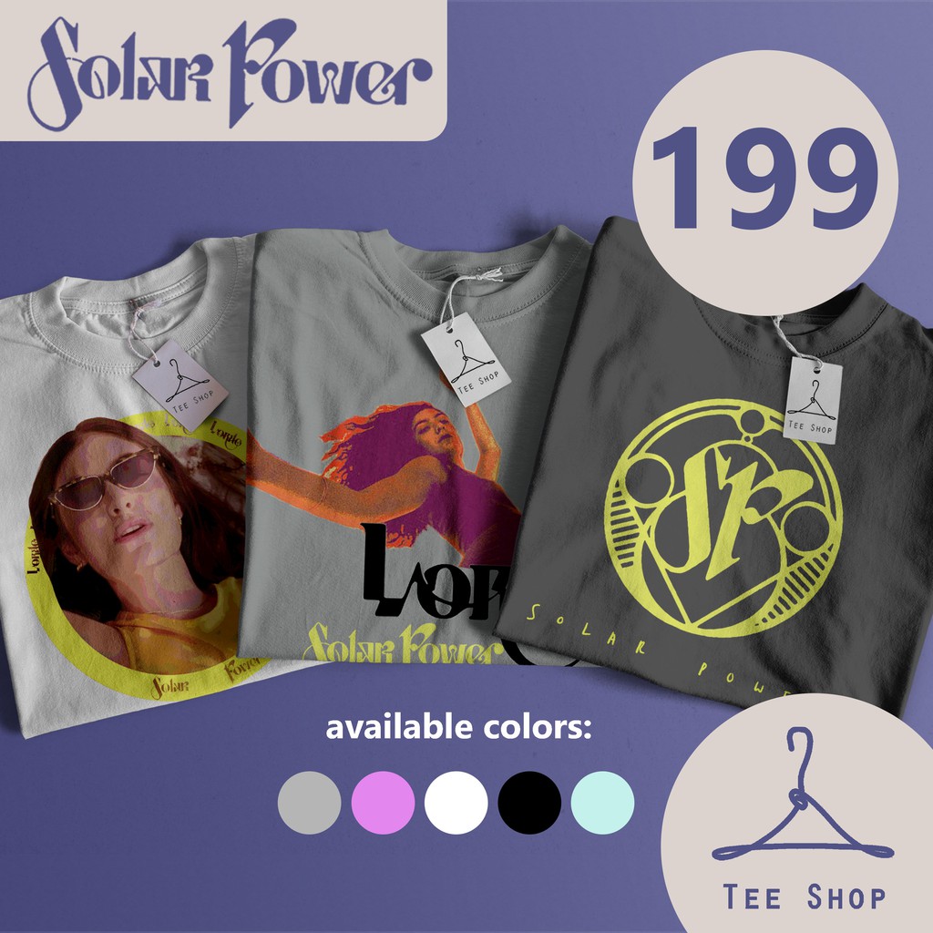 Lorde Solar Power Shirt Collection | Shopee Philippines