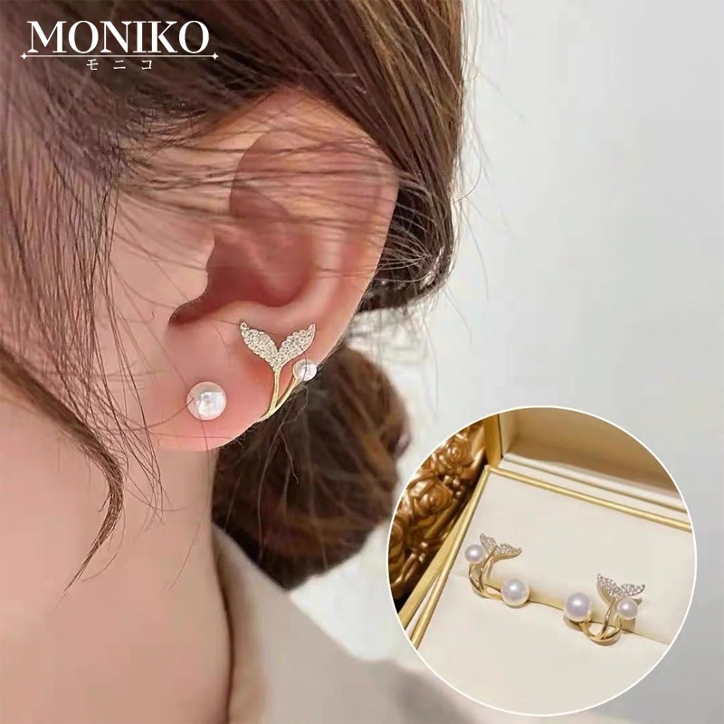 MONIKO Original Design Pearls Mermaid Earrings Couture Jewelry ...