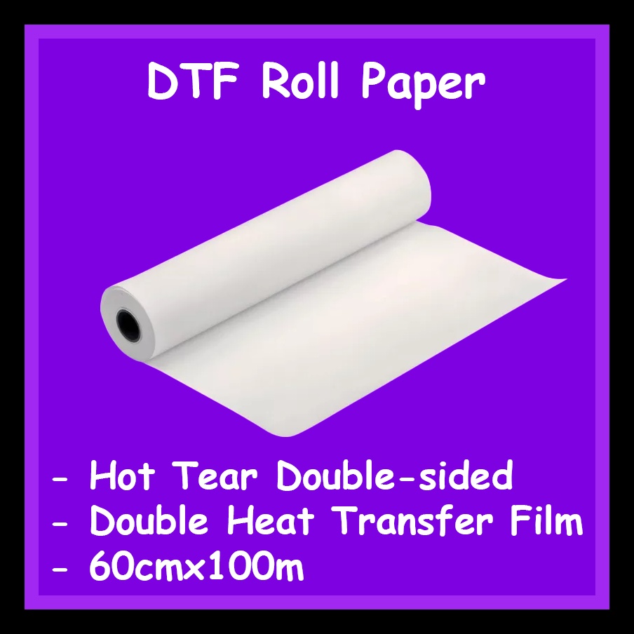 DTF Printer Heat Print Roll Film 60cm x 100m | Shopee Philippines