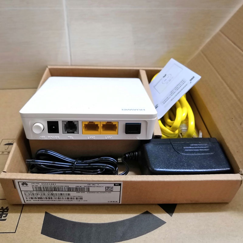 100% Original New HW HG8120C 2FE +1PORT FTTH GPON ONU fiber modem HG8120C Viop TEL GPON ONU ...