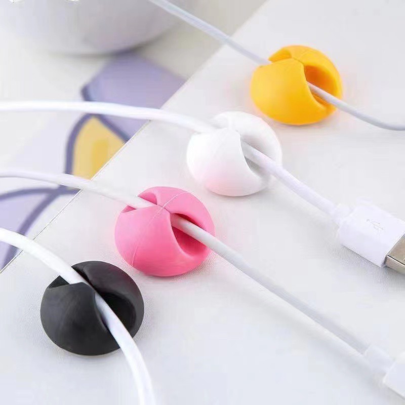 Cable Reel Organizer Desktop Clip Cord Management Headphone Wire Holder ...