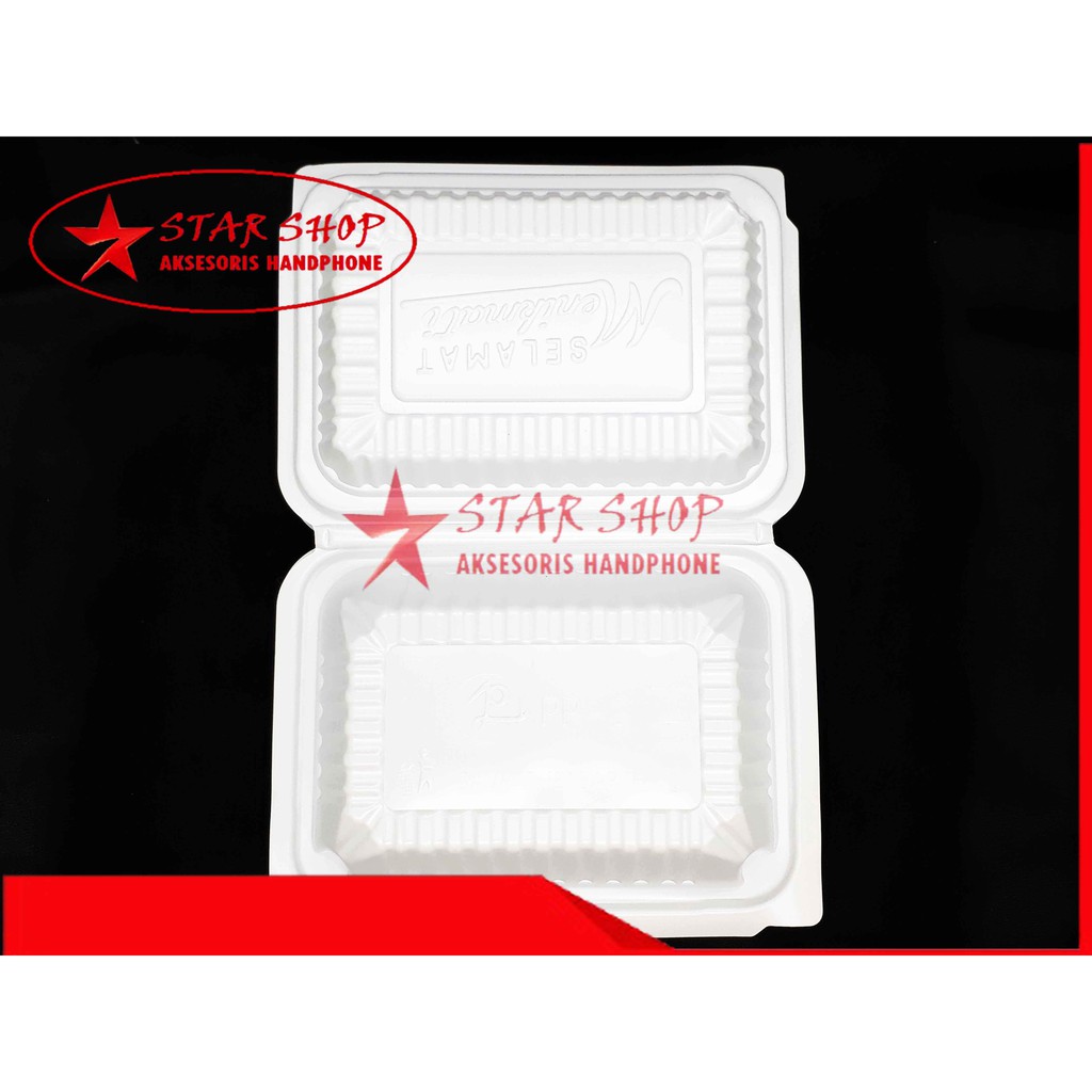 Plastic RICE BOX - MIKA BENTO MEDIUM - FOOD BOX | Shopee Philippines