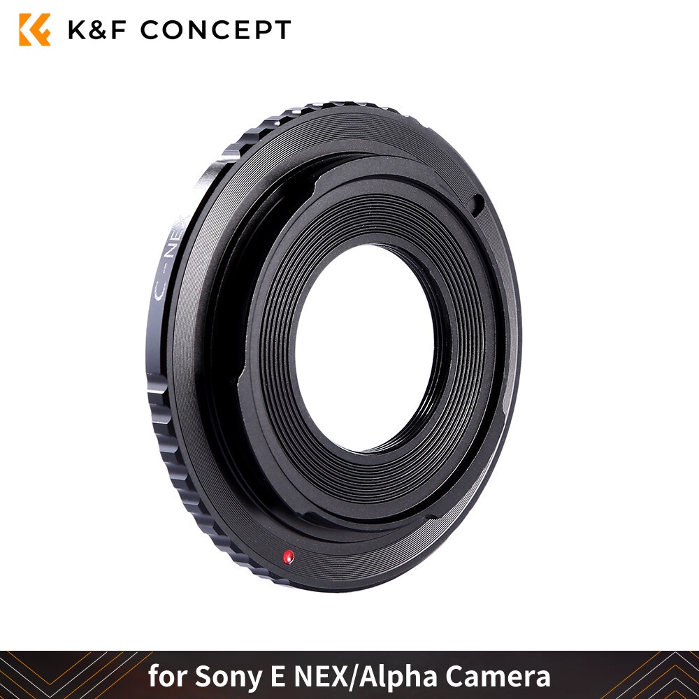 K&F Concept Lens Mount Adapter Contax/Yashica (C/Y) Konica AR (K/AR) Leica M(LM) C Mount Lens to ...