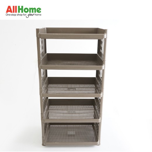 MEGABOX Wide Utility Rack 5 Layer (Brown, Light Gray) | Shopee Philippines