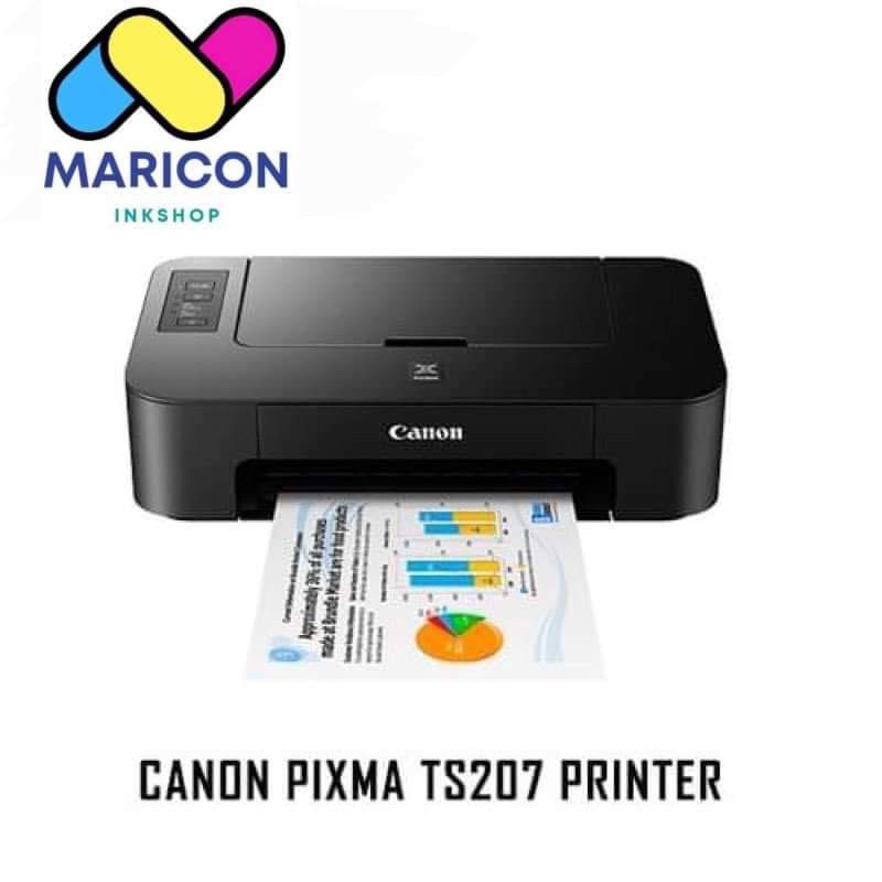 Pixma Ts207 W/ ink cartridge 745-746 (Single function only) | Shopee ...