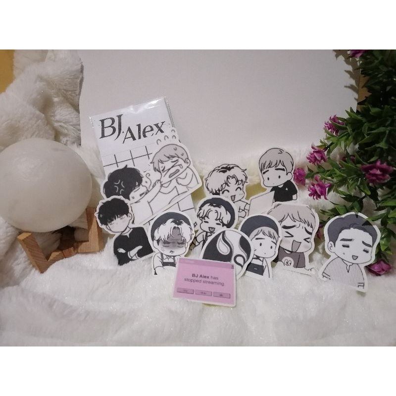 Bj Alex Chibi Stickers, 10 Stickers per pack | Shopee Philippines