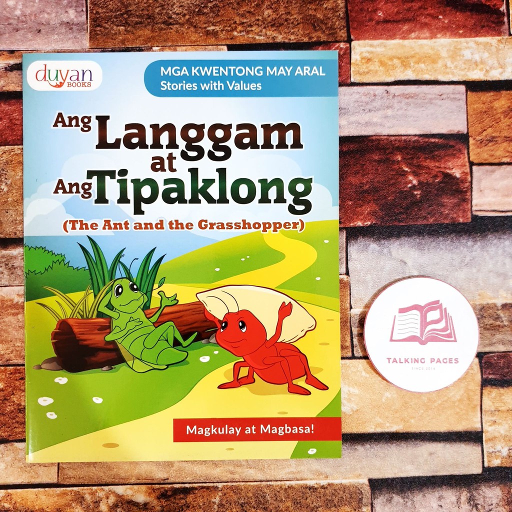 Magkulay at Magbasa: Ang Langgam at ang Tipaklong (Children's Book ...