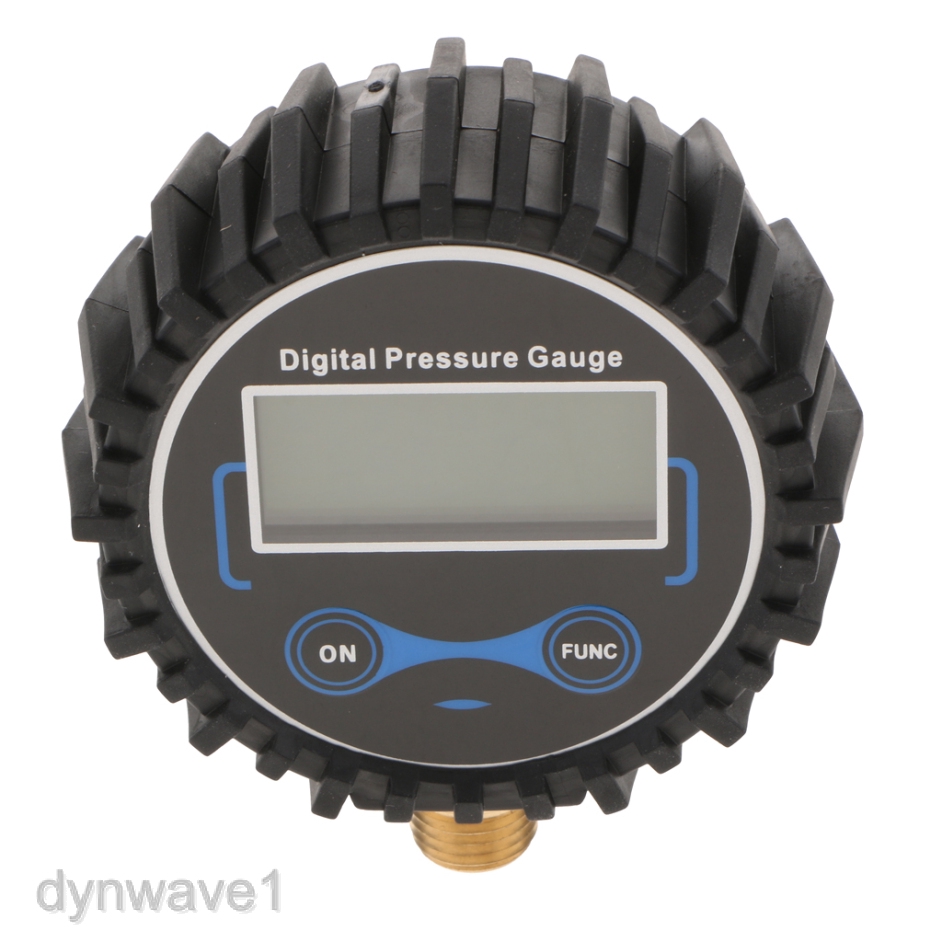 Digital Tire Inflator Pressure Gauge 200 PSI Quick-Connected Plug ...