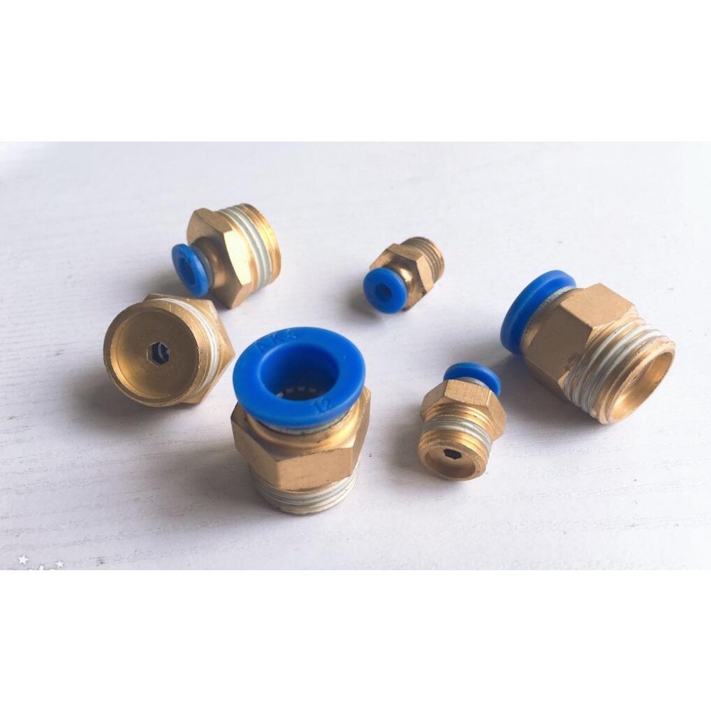 Pneumatic Fittings Connectors PC4-01 PC4-02 PC6-02 Pneumatic quick ...