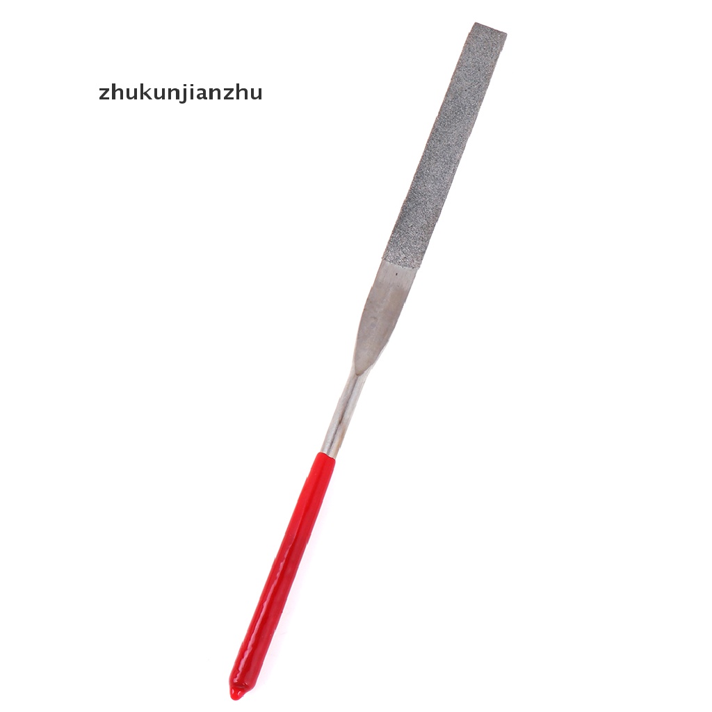 zhukunjianzhu 1 Pcs 180mm Long Art Craft Flat Diamond File Grinding ...
