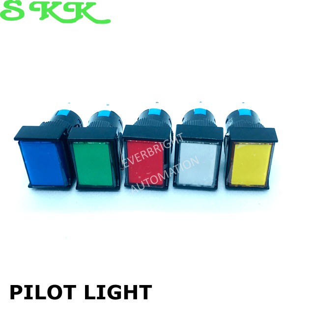TW9U 16mm 24V LED Rectangular Pilot Light Pilot Lamp Indicator (B / G ...