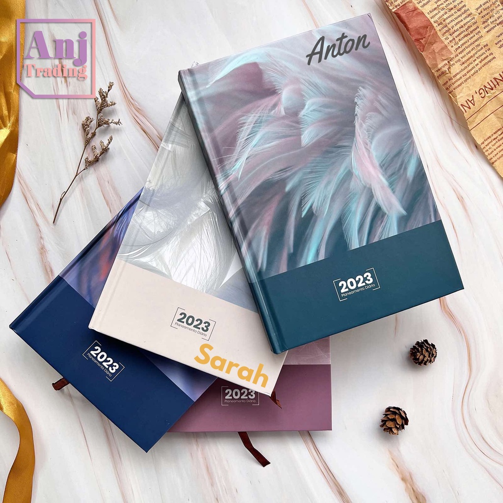 2023 Minimal Design Planner Hardbound Cover Daily Planner Notebook Hard ...