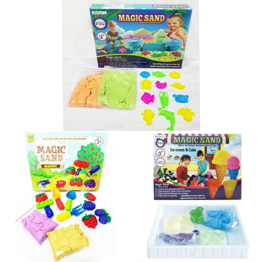 My Garden Kinetic Sand Toys, Sea Animals, Figures, Magnificent Palaces ...