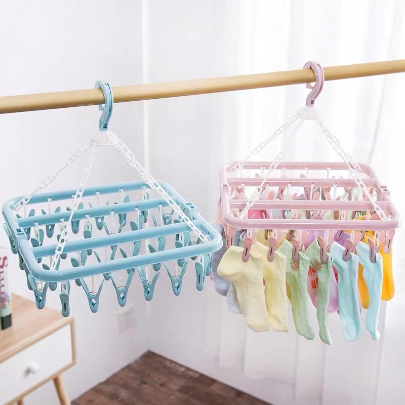 UNIDAS 24 CLIPS SQUARE HANGER (COD) | Shopee Philippines