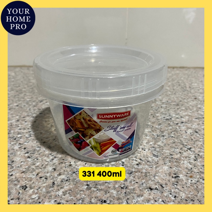 Sunnyware Kliptop Plastic Food Container Canister Milktea Powder Food ...