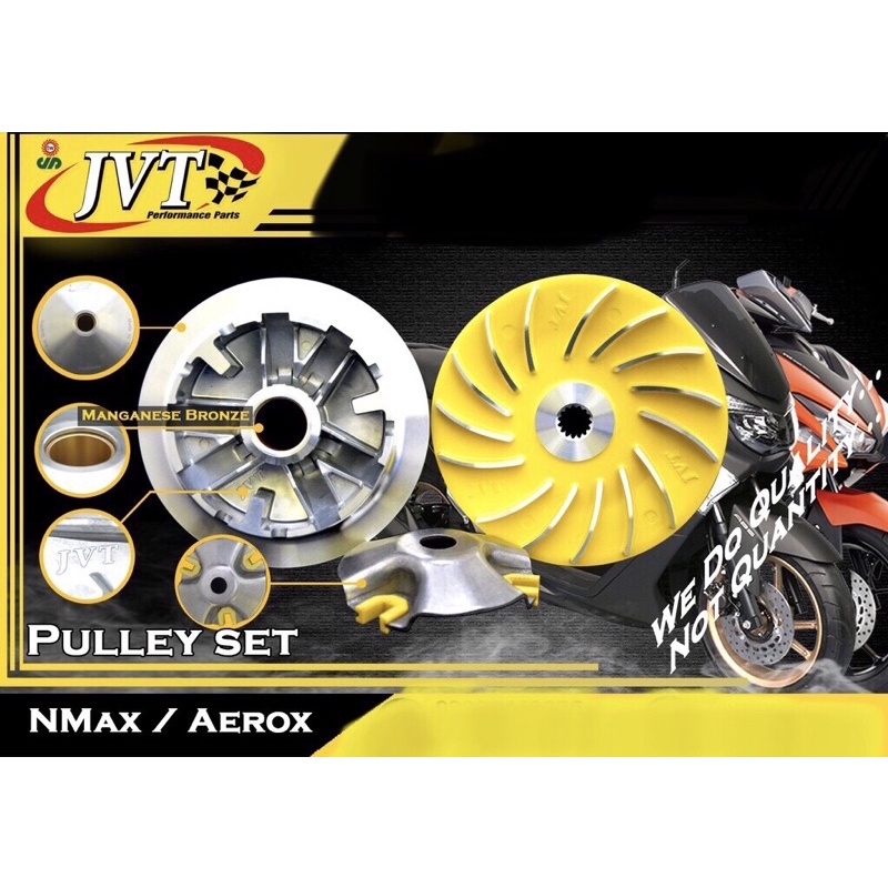 JVT Racing Pulley set w/ Drive face Nmax Aerox Beat fi Pcx 160 Pcx 150 | Shopee Philippines