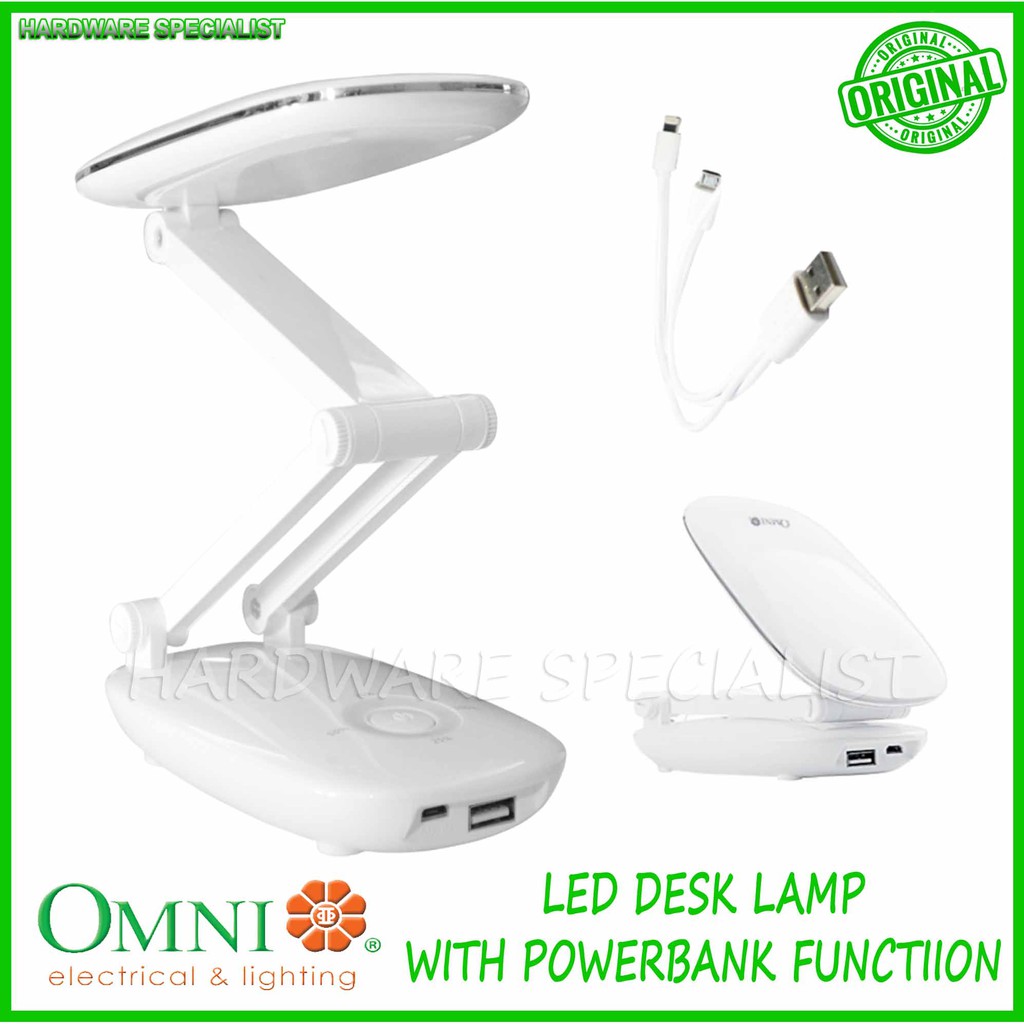 Omni LED Desk Lamp with Powerbank Function AEL-300 Original Authentic | Shopee Philippines