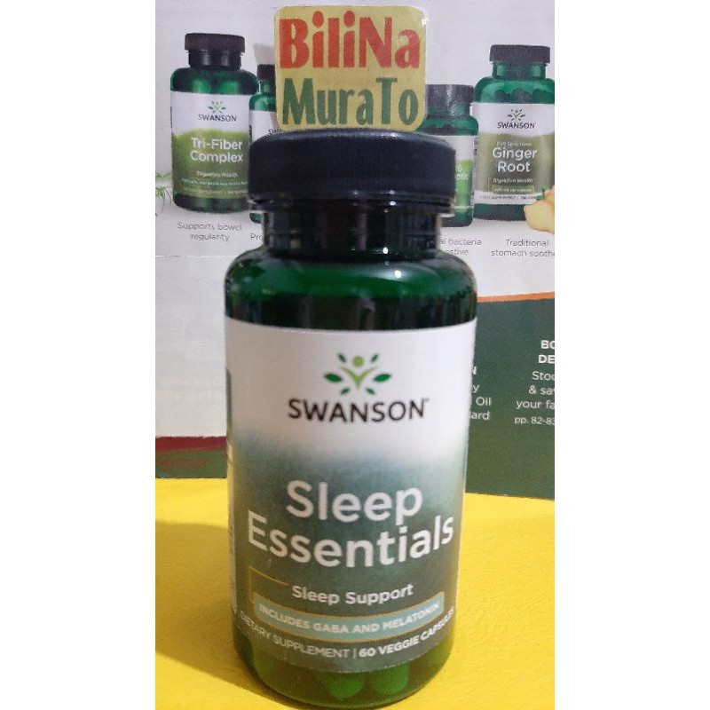 Sleep Essentials 60 Veggie Capsules Melatonin Valerian Chamomile, etc. Swanson | Shopee Philippines