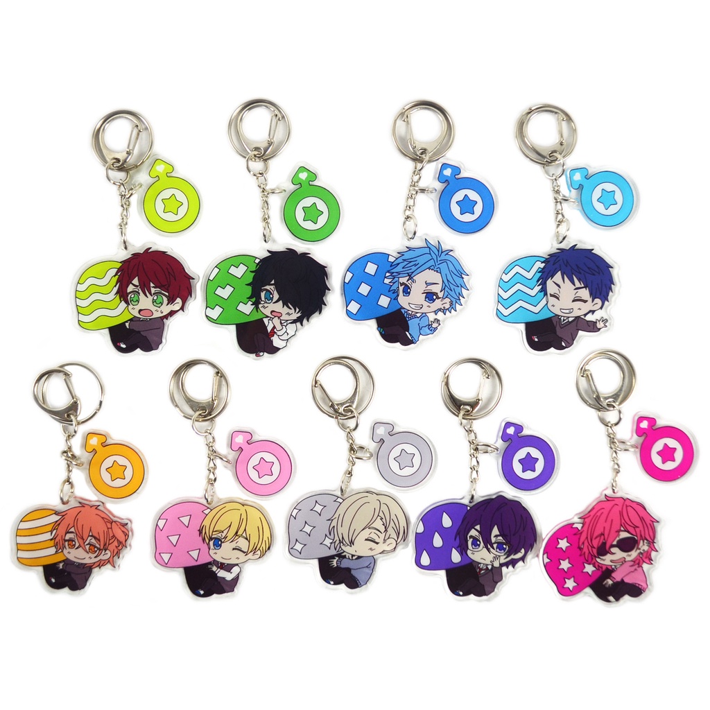 Anime Yarichin Bitch Club Cosplay Keychain Accessories Cartoon Key ...